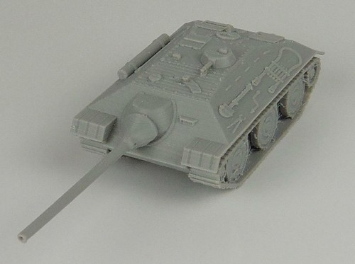 28mm 1/56 3D printed WWII German E25 Tank Destroyer suitable Bolt ...