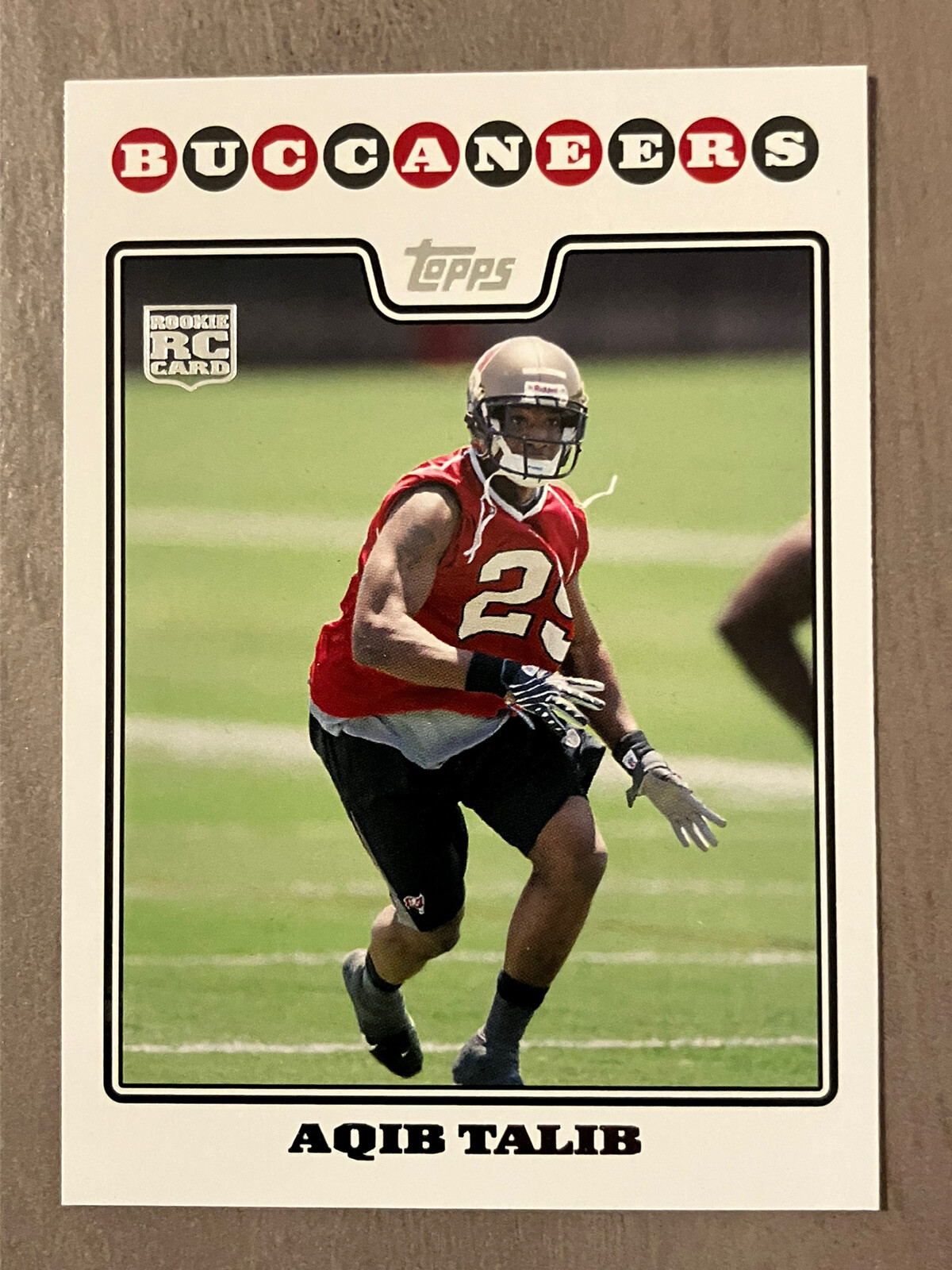 Aqib Talib 2008 Topps Rookie Card RC. Tampa Bay Buccaneers | eBay
