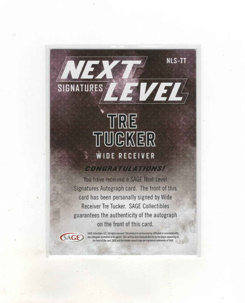 2023 Sage Next Level Autograph Red Tre Tucker #NLS-TT Auto | eBay