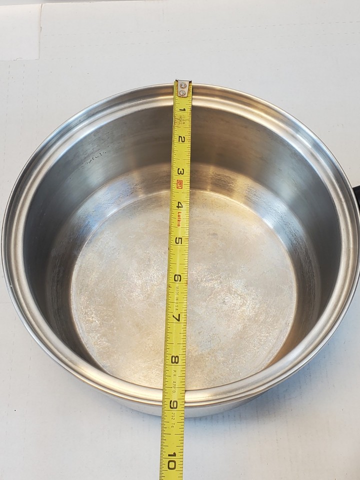 Kitchen Craft West Bend 3-4 QT Steamer Sauce Pan Insert Dome Lid 3 ...