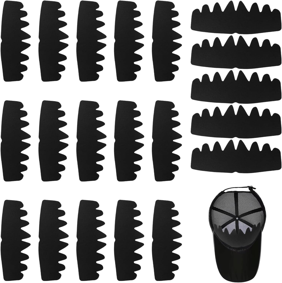 20 Pcs Hat Shaper Inserts - Reusable Crown Support for Baseball Caps ...