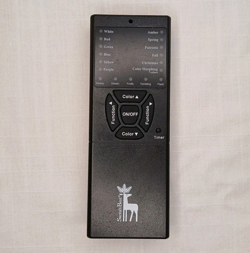 Santa's Best 56R2-1501B2 Color Outdoor Christmas Tree Light Remote ...