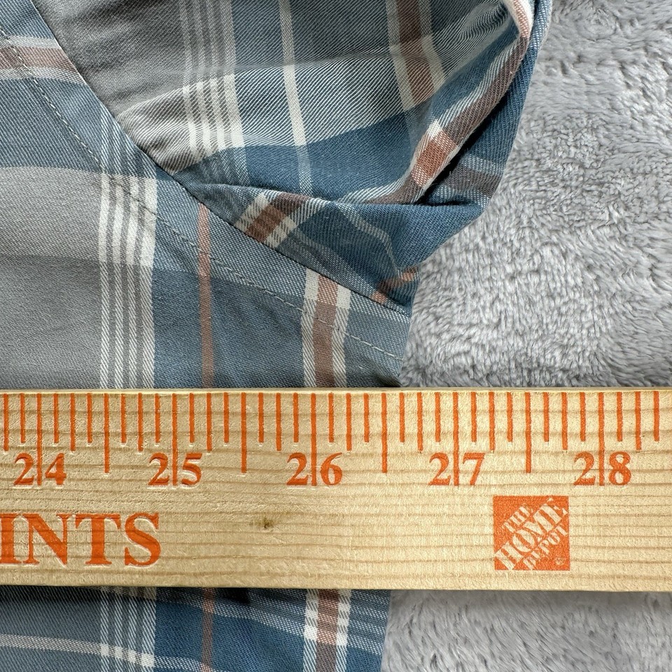 Southern Marsh Shirt Mens XL Button Down Long Sleeve Blue Gray Cotton ...