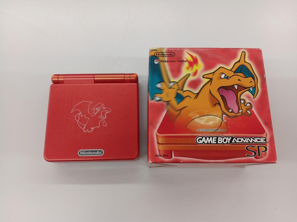 NINTENDO Gameboy Advance SP GBA Pokemon Center Charizard Pokemon Center ...