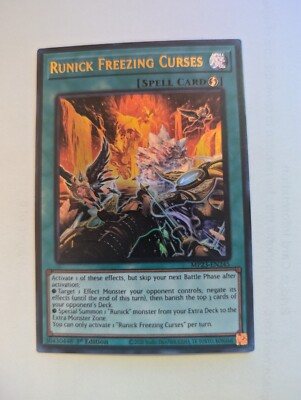 Runick Freezing Curses MP23-EN245 25th Anniversary Tin: Dueling Heroes ...