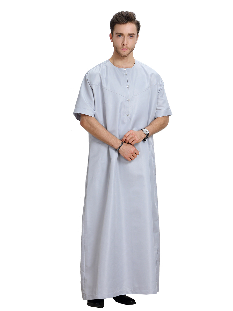 Thobe Dishdasha Men Thawb Jubba Thoub Muslim Islam Abaya Daffah Kaftan ...