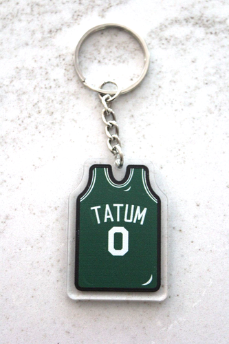 JAYSON TATUM "0" Jersey Acrylic Keychain Key Chain Boston Celtics ...