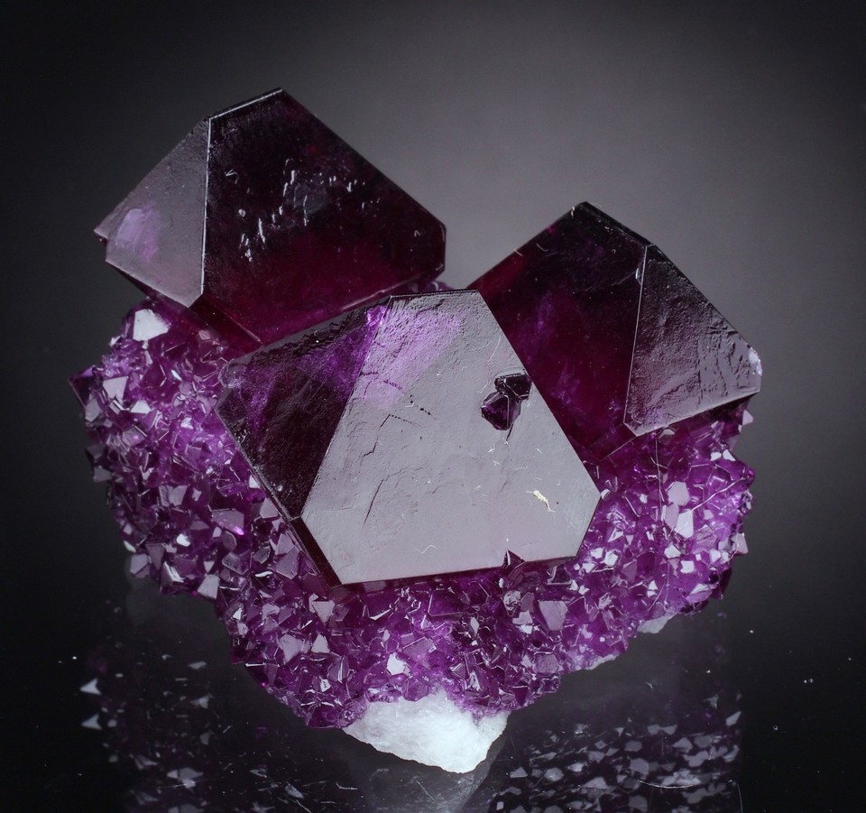Alum Alun Alunite crystals on matrix from Poland specimen purple like ...