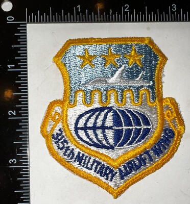 Cold War USAF US Air Force 315th Military Airlift Wing Patch | eBay