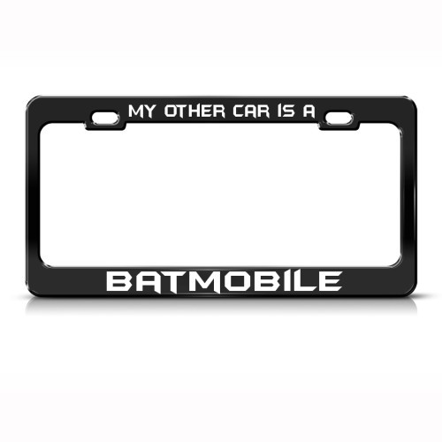 Metal License Plate Frame My Other Car Is A Batmobile Car Accessories ...