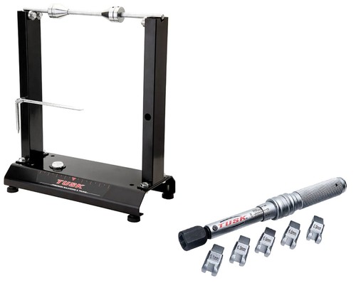 Tusk Motorcycle Wheel Balancing Truing Stand Spoke Tusk Torque Wrench Kit