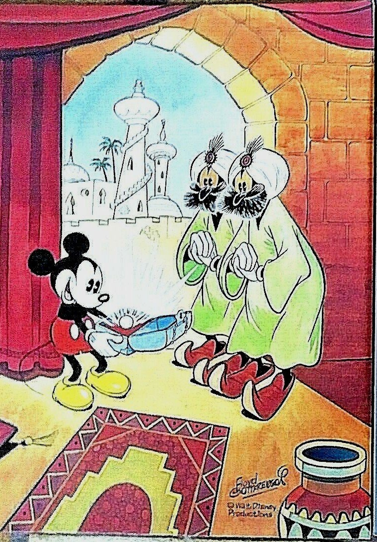 FLOYD GOTTFREDSON MICKEY MOUSE PAINTINGS HOWARD LOWERY AUCTION CATALOG ...