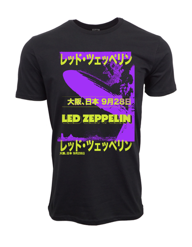 Led Zeppelin Japanese Tour Graphic T shirt | eBay