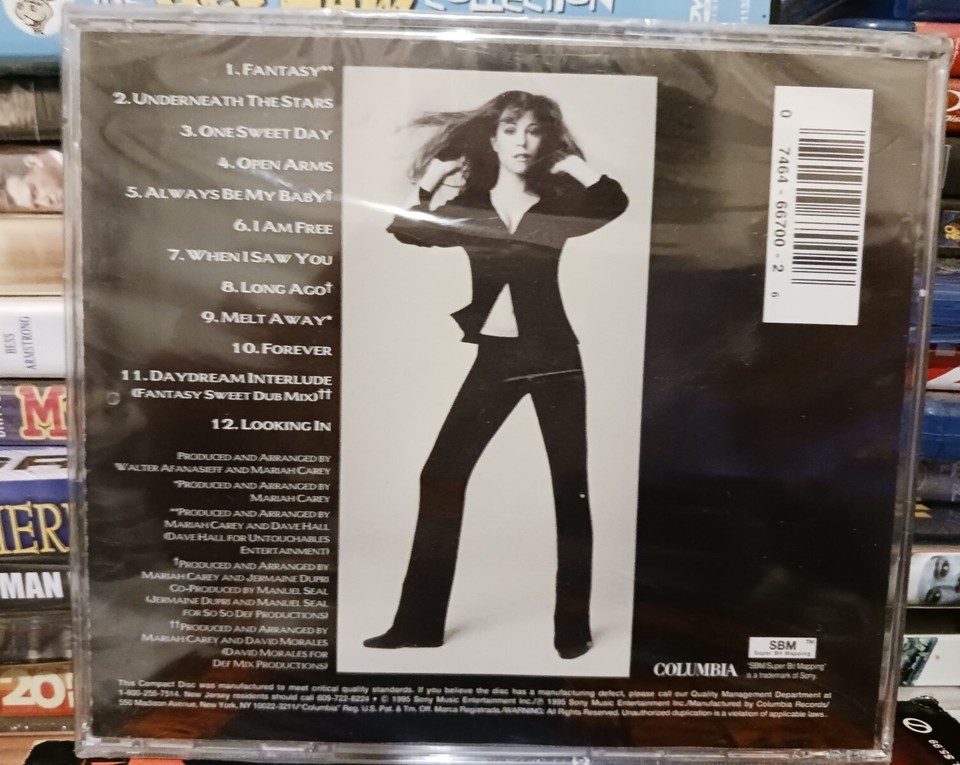 Mariah Carey - Daydream CD (BRAND NEW!) 1995 Pop Music Hits 90s ...