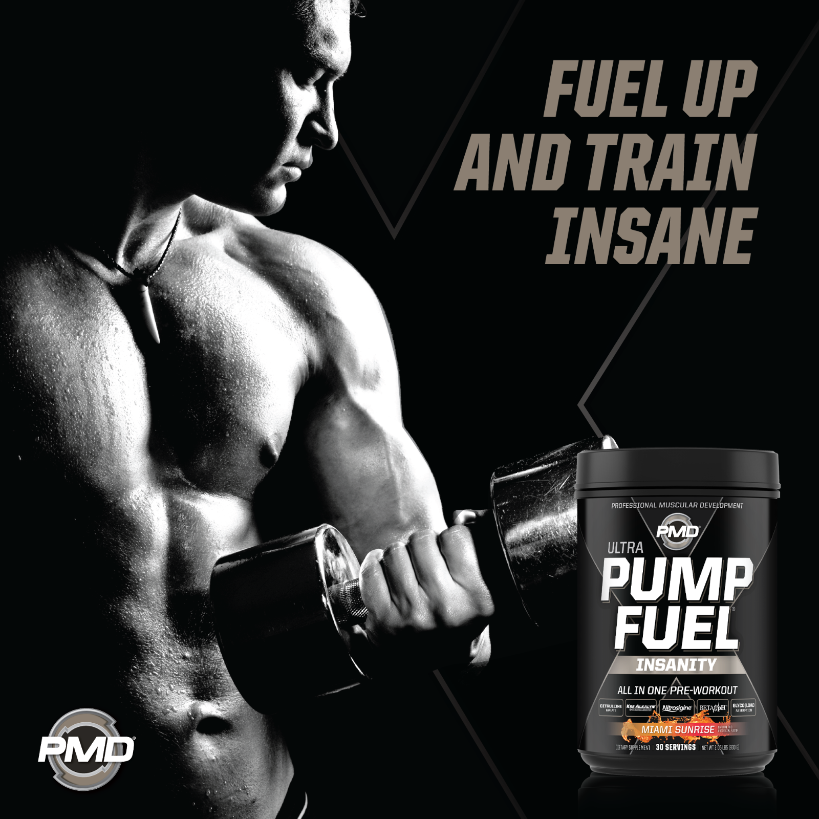 PUMP FUEL ULTRA INSANITY GLYCO LOAD PRE WORKOUT - MIAMI SUNRISE (30 ...