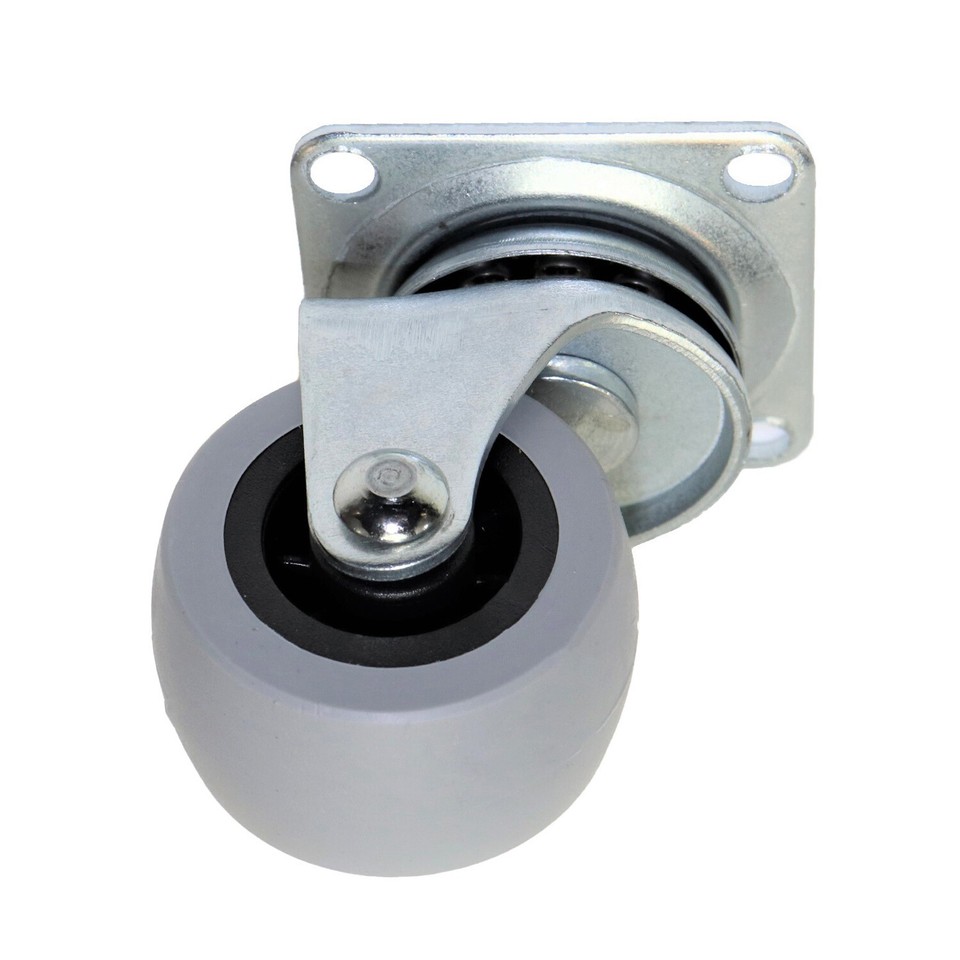 Heavy Duty Rubber Furniture Castor Wheels Easy Install Carpet-Friendly ...