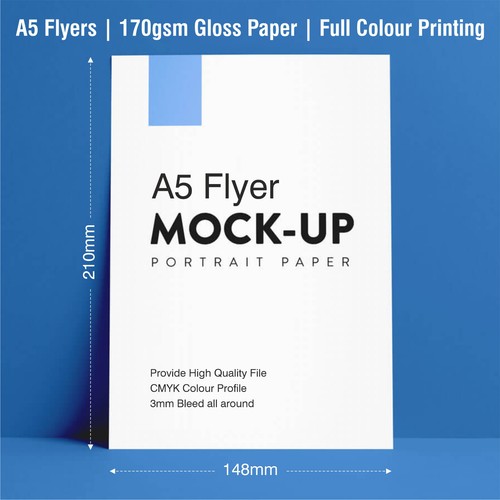 A5 Flyers Leaflets Printed Full Colour 170gsm/350gsm Silk - A5 Flyer ...