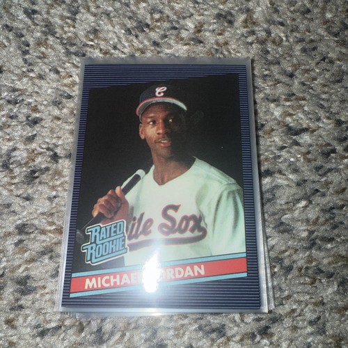 1986 Michael Jordan Rated Rookie Baseball Fun City Cards Promo Card ...