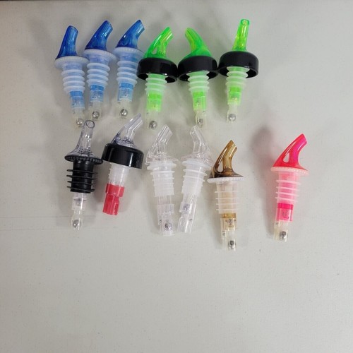 Bottle Pourers Automatic Spirit Measure Quick Shot Pour Spout 12-Pack ...