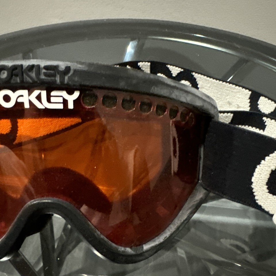 Vintage BMX Racing Motocross 1980's Oakley Goggles Orange Black & White ...