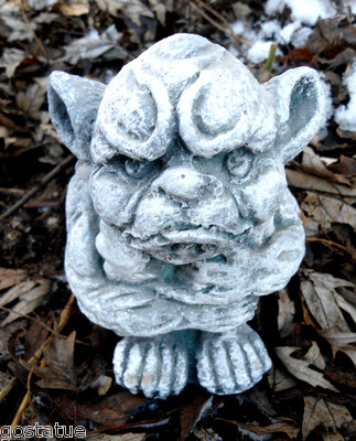 Gargoyle latex mold w plastic backup for easy casting plaster concrete ...