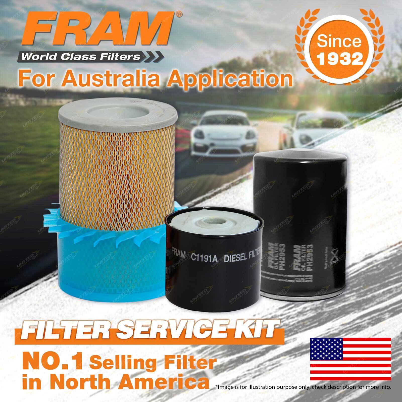 Fram Oil Air Fuel Filter Service Kit for Mazda T3000 WE Parkway Bus WE ...