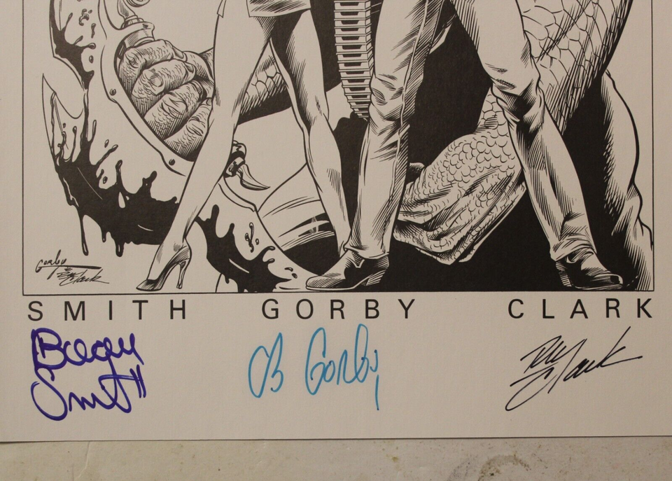 PARTS UNKNOWN Print signed by Artists BEAU SMITH, BRAD GORBY and RANDY ...