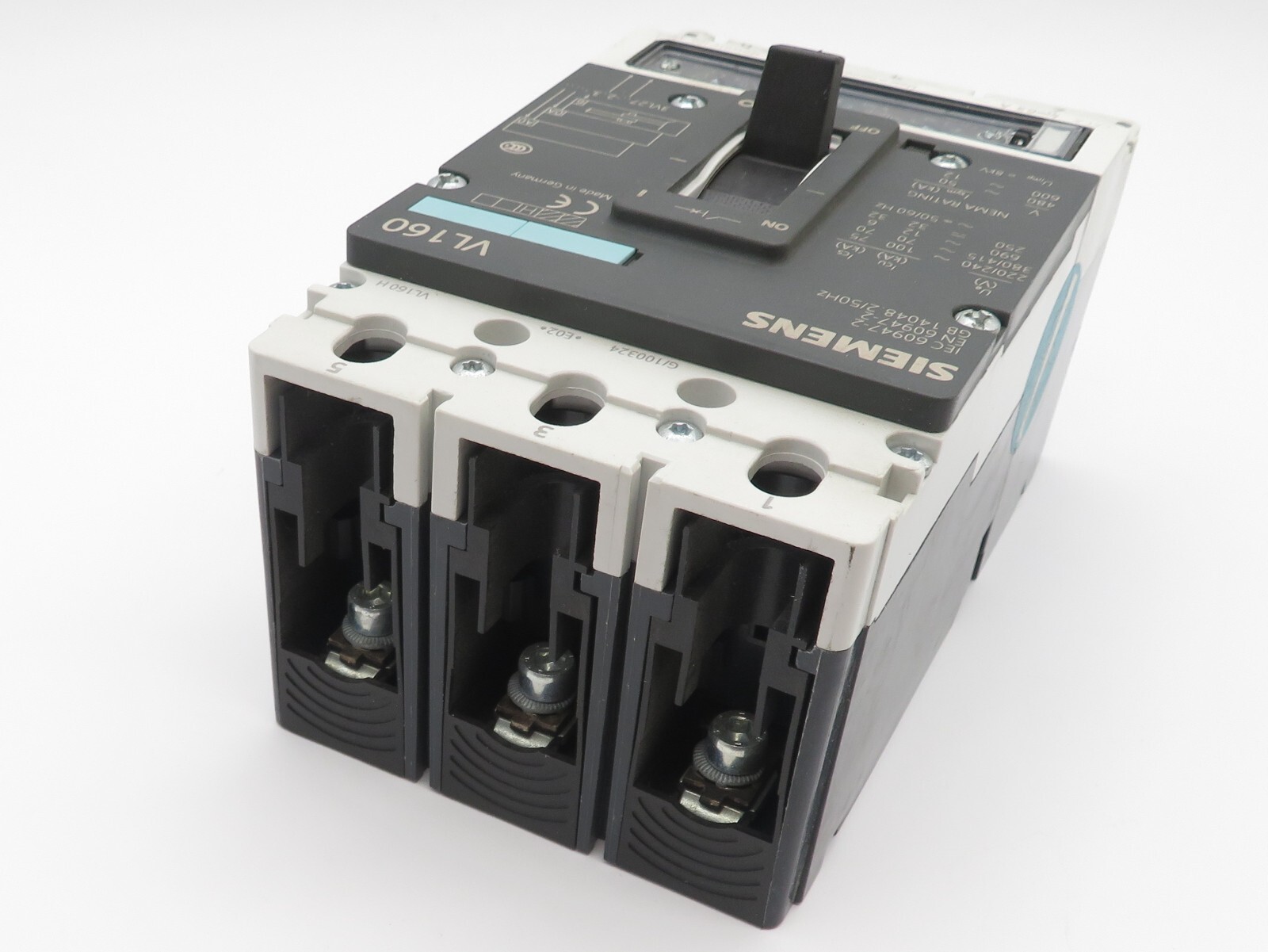 SIEMENS VL160 Leistungsschalter 3VL2706-2AE36-0AA0 Circuit Breaker 63A ...