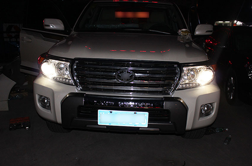 2Pcs For Toyota Land Cruiser LC200 2008-15 Modified LED Front Head ...