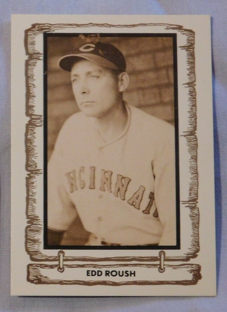 1982 Cramer Sports Baseball Legends Edd Roush Reds Baseball Card | eBay