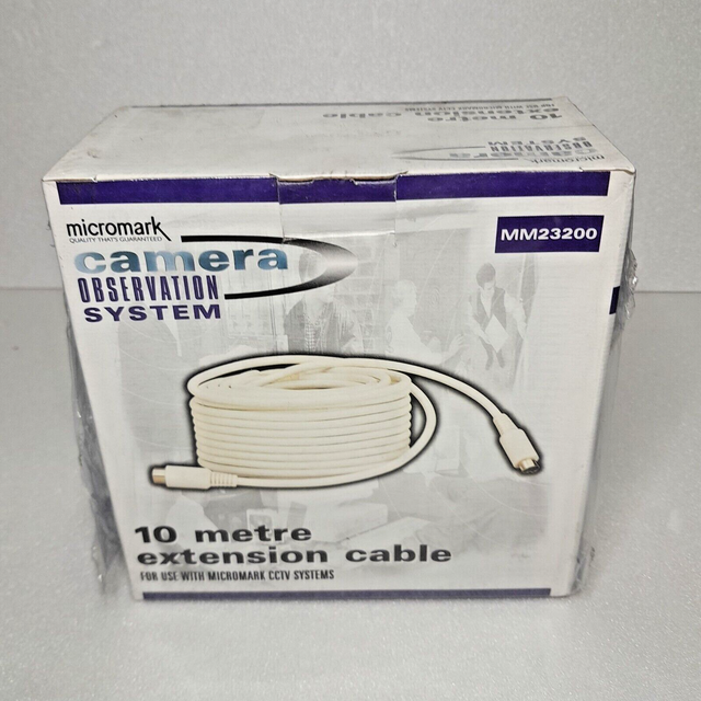 Micromark CCTV Mm23200 Camera Extension Cable 10 Metre Boxed for sale ...