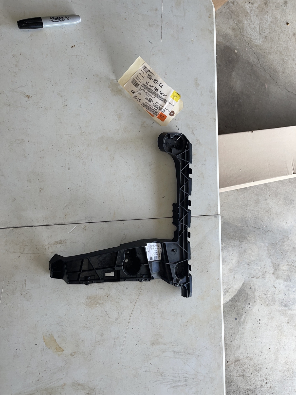 🚘2018-2021 Audi A5 Rear Right Bumper Bracket Retainer OEM 8W6 807 454 ...
