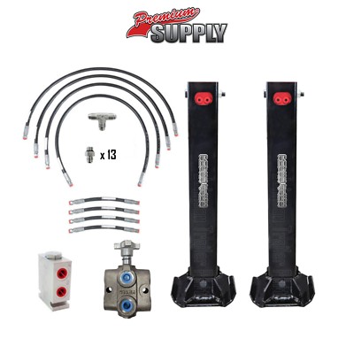 Dual Hydraulic Trailer Jacks Add-On Kit with Selector Valve | Power ...