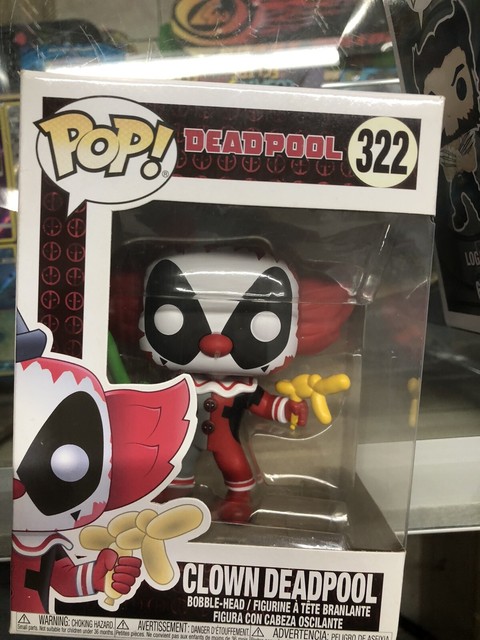 Funko Pop! Vinyl: Marvel - Clown Deadpool #322 for sale online | eBay
