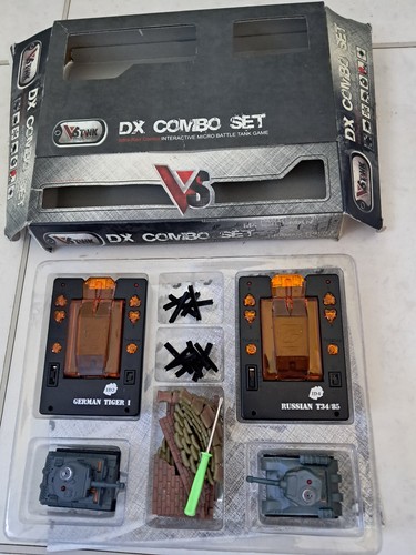 VS Tank DX Combo Infrared Control Micro Battle Set - Tiger vs T34 | eBay UK