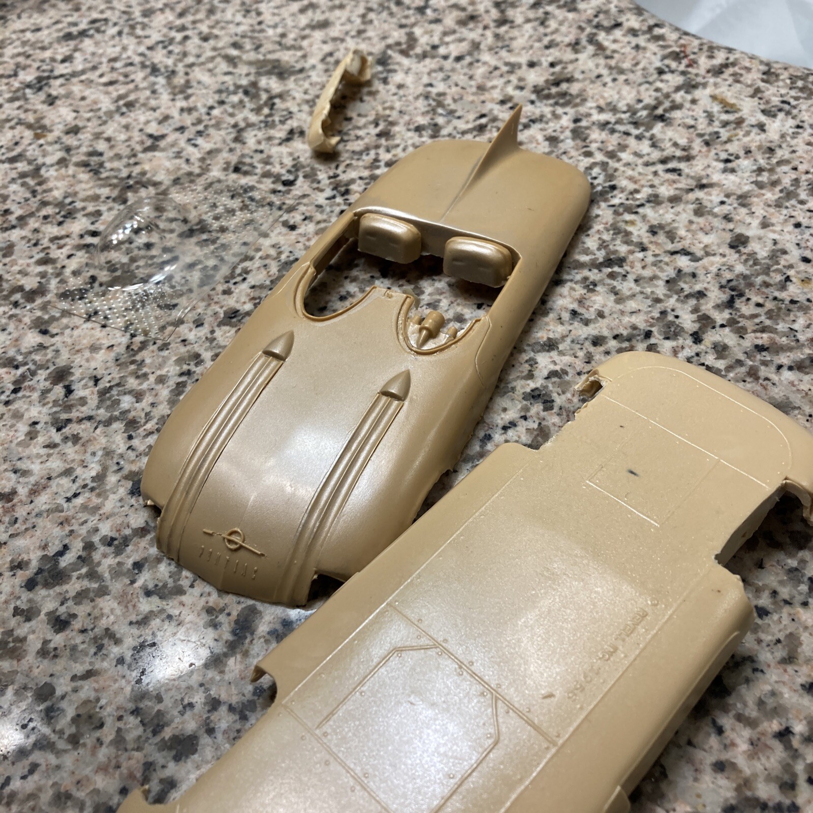 Resin Body Model Kit The Rear Pontiac Futura, As Seen With Parts Shown ...