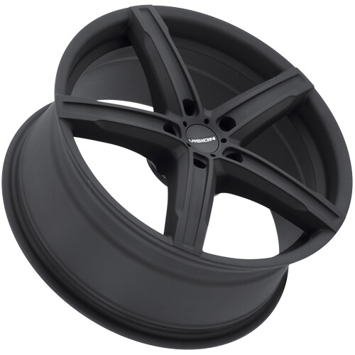 (Set of 4) Vision 469 Boost 18x8 5x4.5" +38mm Satin Black Wheels Rims ...