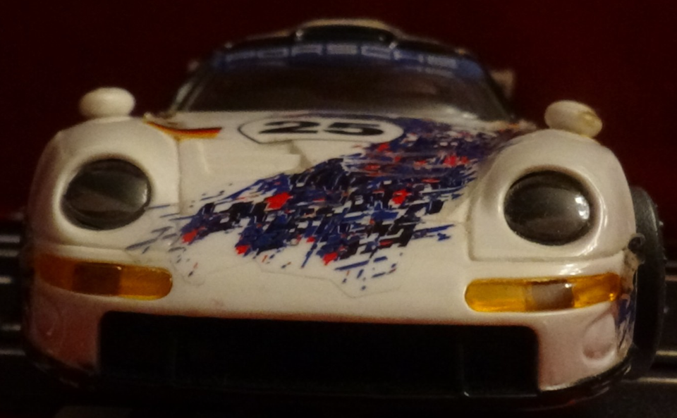 Vintage Artin Nice Slot Car Porsche 911 GT1 #25 Mobil 1 #25 1/32 Scale ...