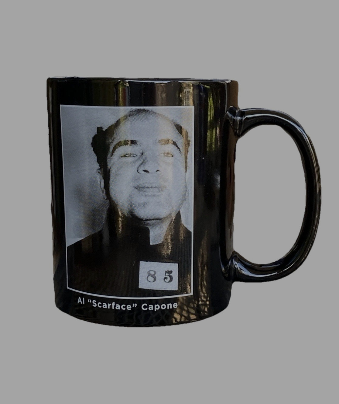 Vintage Al Capone Mugshot “Scarface” Mug Cup Alcatraz Transfer Golden ...