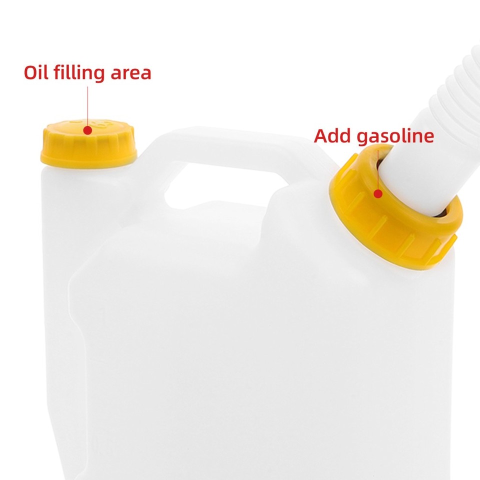 Oil Mixing Bottle Measuring Tank Gas Mixing Container Portable for ...