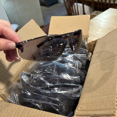 Safety Glasses ANSI Z87 Smokey Work Open Box Of 30 Pairs | eBay