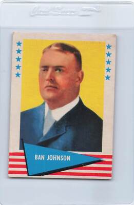 1961 Fleer #48 Ban Johnson EX/MT *1148 | eBay