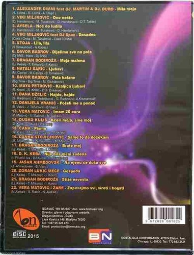 CD BN MUSIC KOKTEL 13 2015 stoja davor badrov keba vera matovic aysela ...