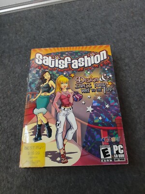 EGAMES "SATISFASHION" PC CD-ROM SOFTWARE GAME (RATED E FOR EVERYONE ...