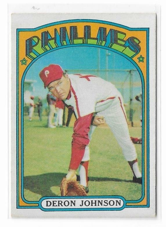 DERON JOHNSON 1972 OPC O-Pee-Chee Baseball card #167 Philadelphia ...