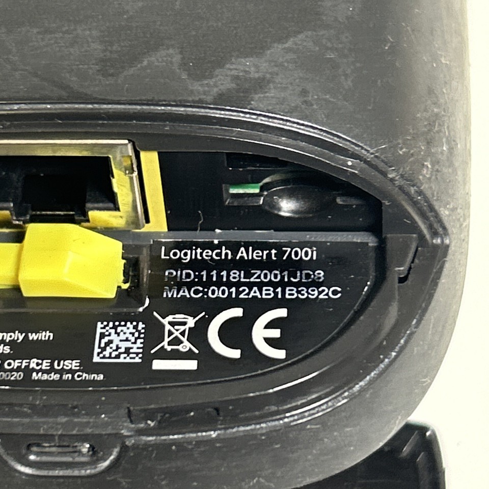 Logitech Alert 700i Indoor Add-On Security Camera No Power Supply | eBay