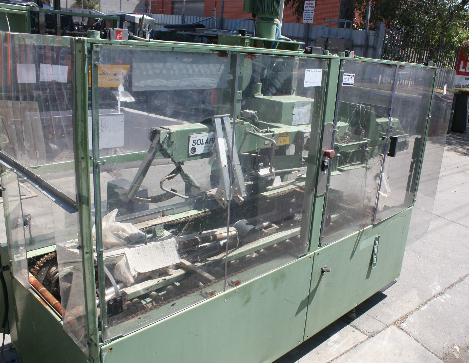 Heavy duty perspex machine guarding from 3 machines 10mm & 6mm ...
