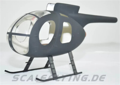 MD500 600 size Little Bird RC Helicopter Fuselage Pre-Painted with ...