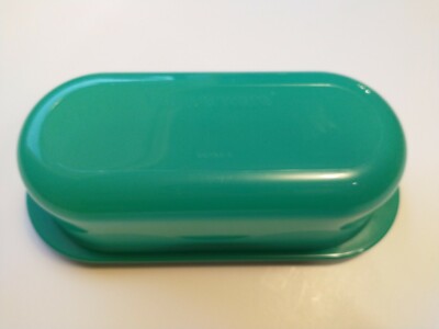 Tupperware Green Domed Butter Dish 1 Stick Capacity 5079A & 5080 USA | eBay