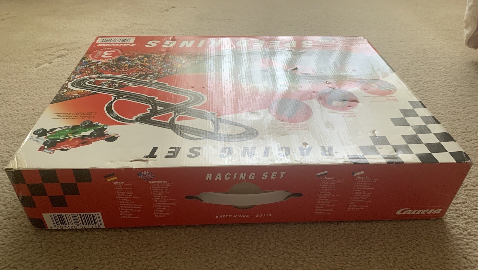 Carrera speed kings racing set Vintage Track Length 6,40 m Or 21 ft ...